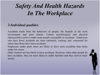 Workplace safety and health | PDF