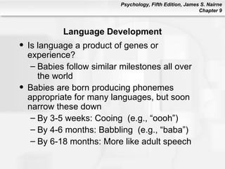 Psychology 101: Chapter 9 | PPT