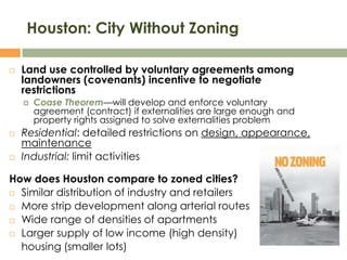Chapter 9 Zoning and Growth Controls - Urban Economics 6th Edition | PPTX