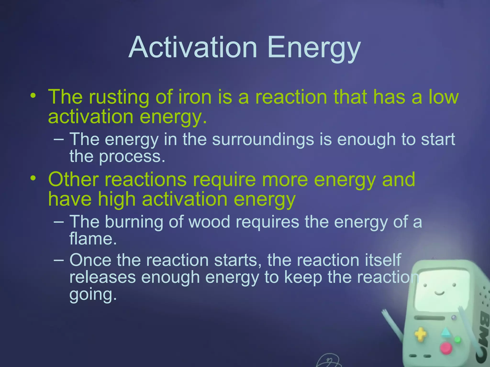 Ch 9.3: Energy Changes and Chemical Reactions | PPT