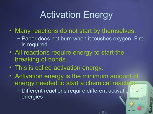 Ch 9.3: Energy Changes and Chemical Reactions | PPT