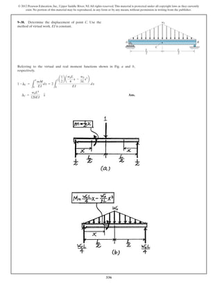 Structural Analysis (Solutions) Chapter 9 by Wajahat | PDF
