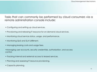 Cloud Management Mechanisms | PPTX