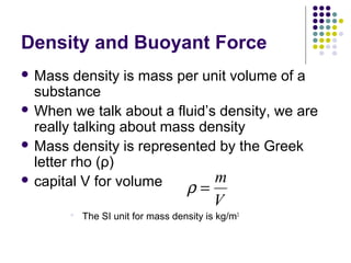 Fluid Mechanics | PPT | Physics | Science