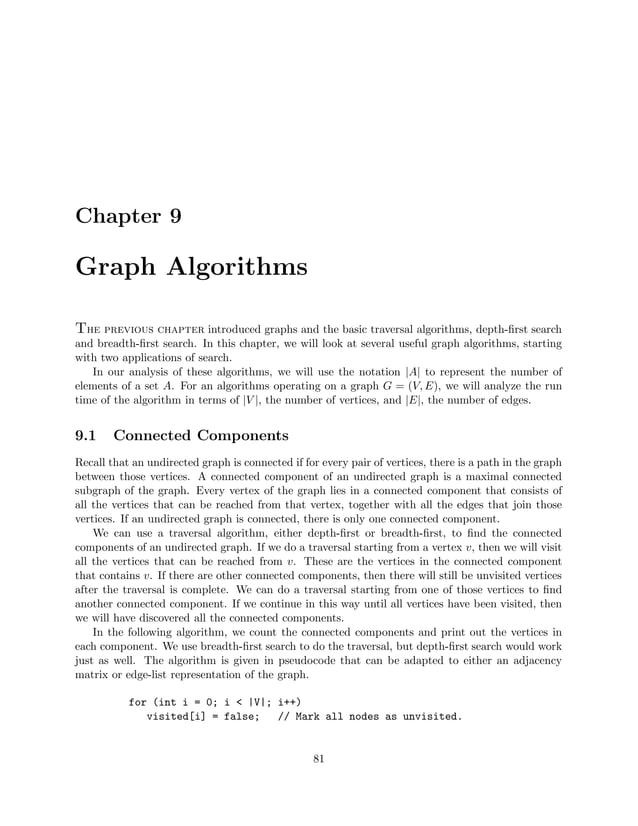 Graph applications chapter | PDF