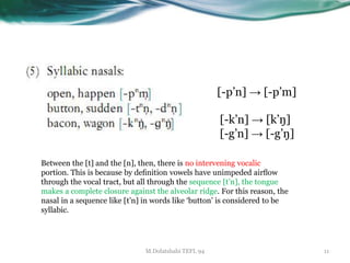 English Nasals | PPTX