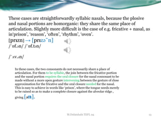 English Nasals | PPTX