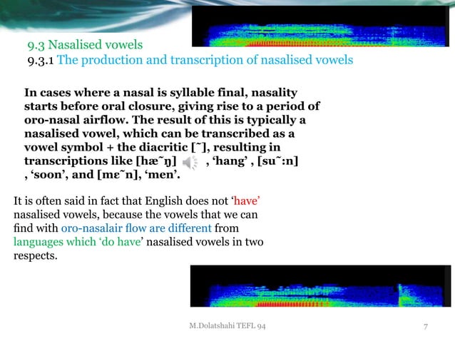 English Nasals | PPTX