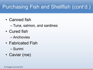 Chapter 9 - Fish and Shellfish | PPTX