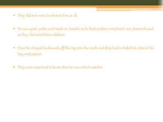 Chapter 9..the village by the sea | PPTX