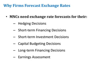 Forecasting Exchange Rates | PPT