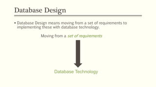 Database Design | PPTX