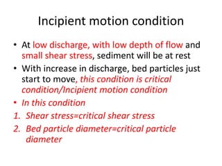 Chapter 9:Uniform flow in mobile boundary channel | PPTX