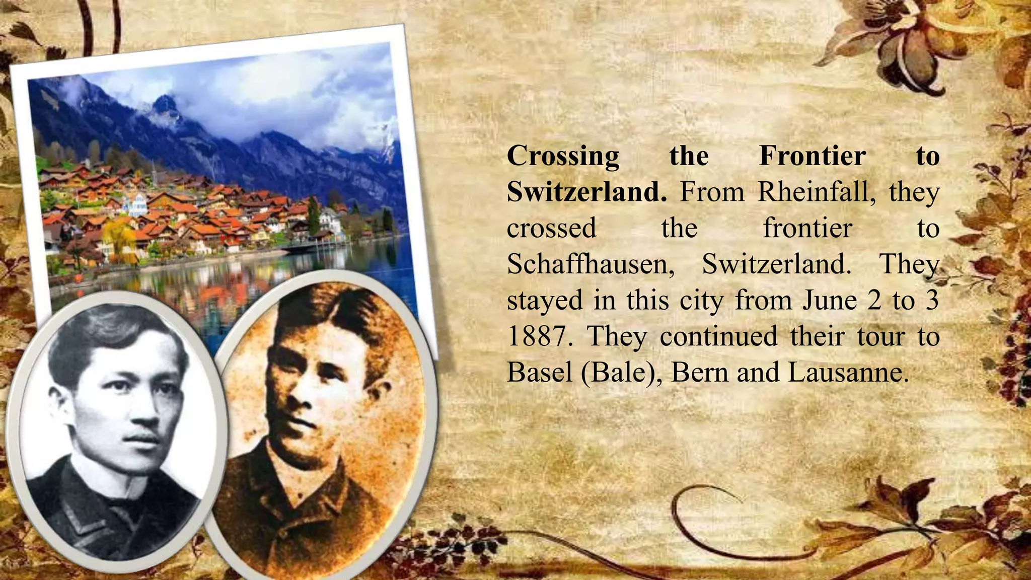 Chapter 9: Rizal's Grand Tour In Europe Tour In Europe With Viola | PPTX