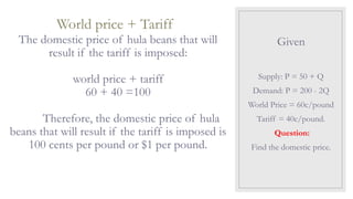 Chapter 9 - Tariffs | PPTX | Commodities | Economy