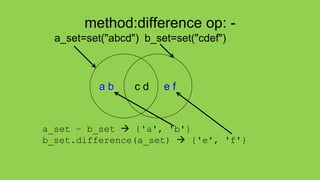Dictionaries and Sets | PPTX | Programming Languages | Computing