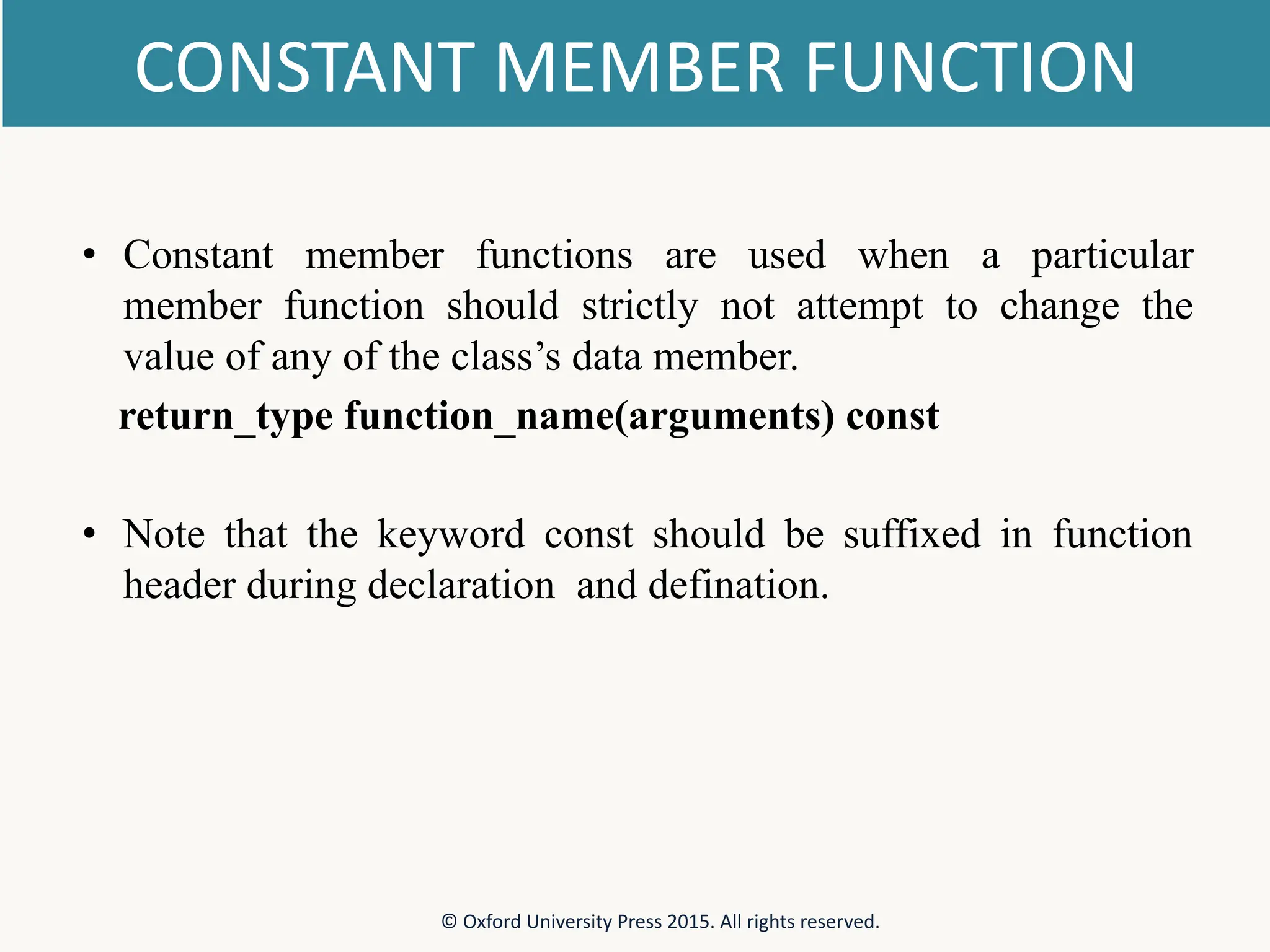 Introduction To C Class And Objects Book Notes Ppt