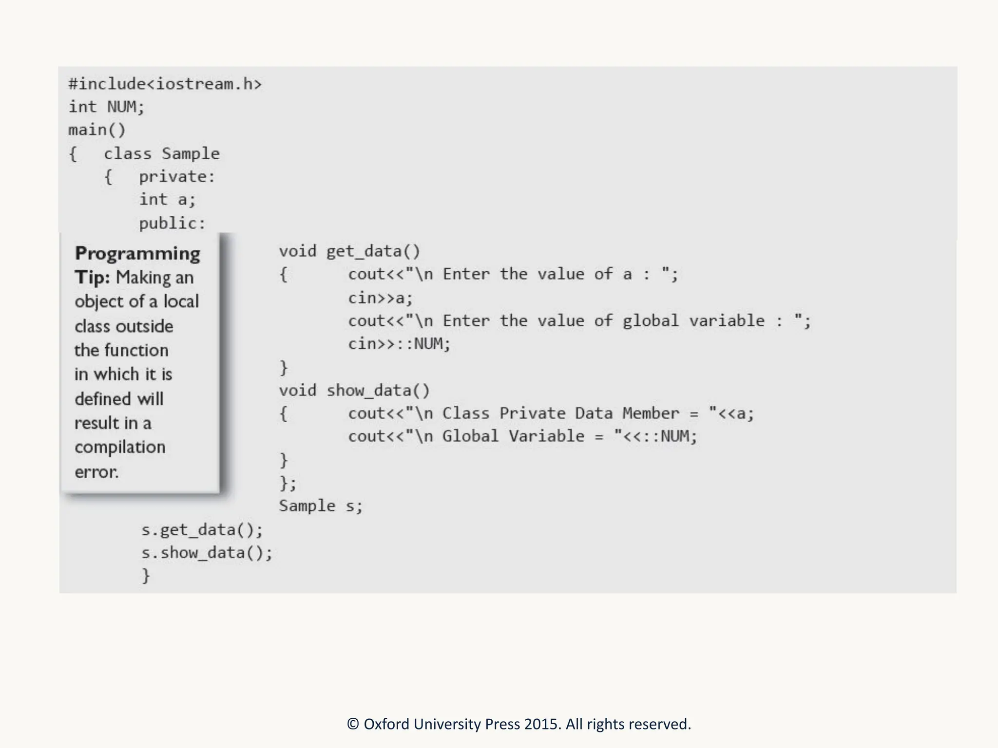 Introduction To C Class And Objects Book Notes Ppt