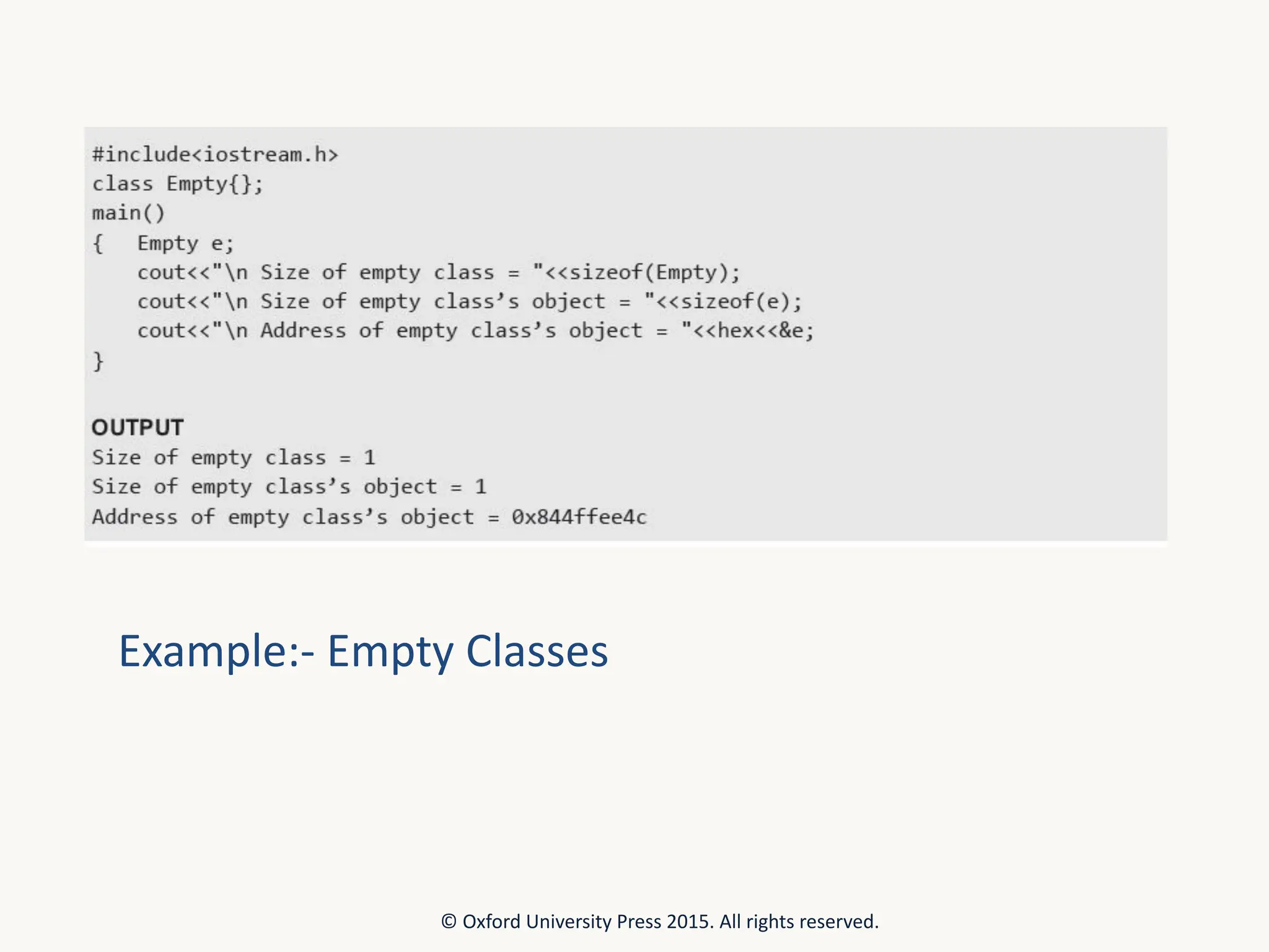 Introduction To C Class And Objects Book Notes Ppt