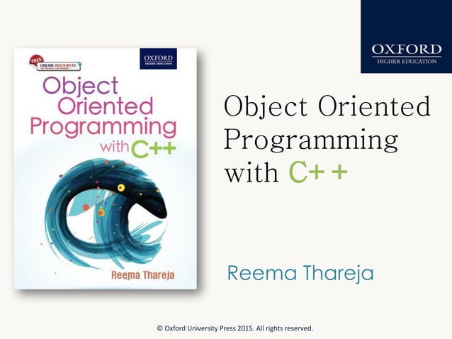 Introduction To C Class And Objects Book Notes Ppt