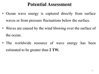 Ocean and Wave Energy or Ocean Power ConversionTechnologies | PPTX