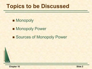 Microeconomics - Market Power - Monopoly and Monopsony.pptx