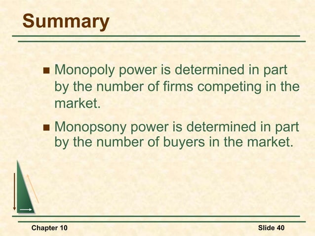 Microeconomics - Market Power - Monopoly and Monopsony.pptx