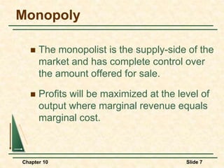 Microeconomics - Market Power - Monopoly and Monopsony.pptx