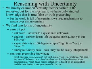 reasoning with uncertainitynin artificial intelligence.ppt