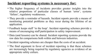 Incident Investigation and Reporting for Safety management | PPTX