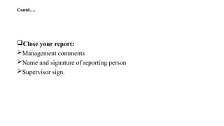 Incident Investigation and Reporting for Safety management | PPTX