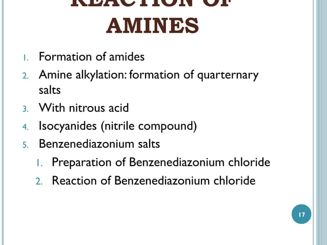Chapter 9 amine | PPT