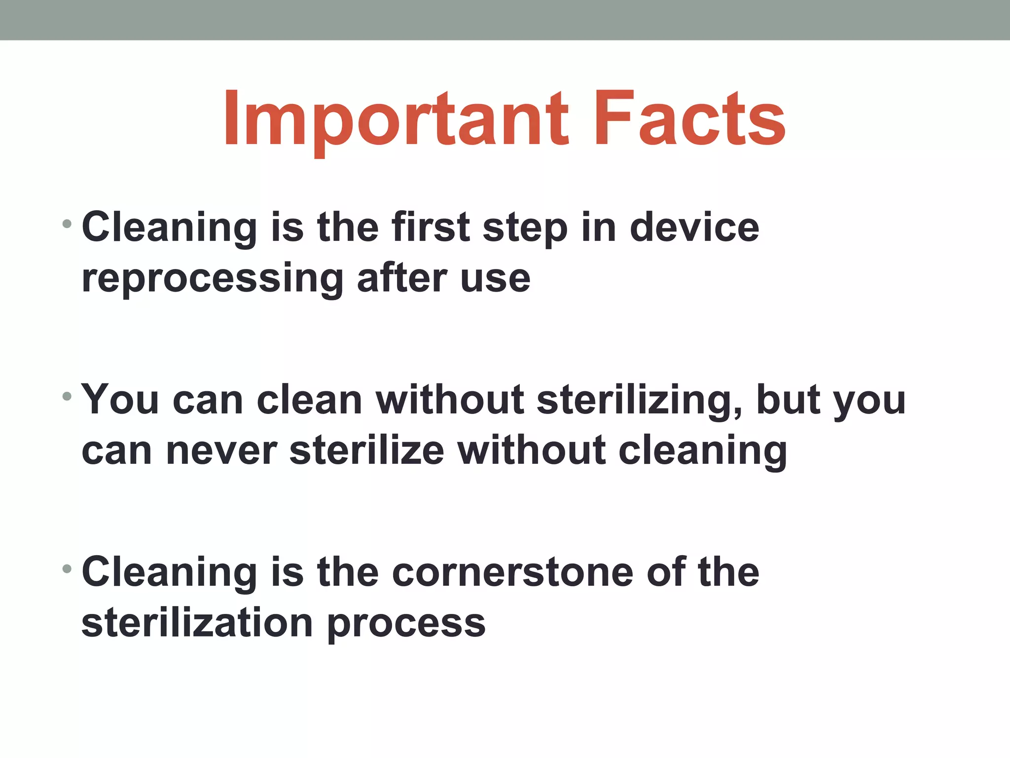 Chapter 9 cleaning and decontamination | PPT