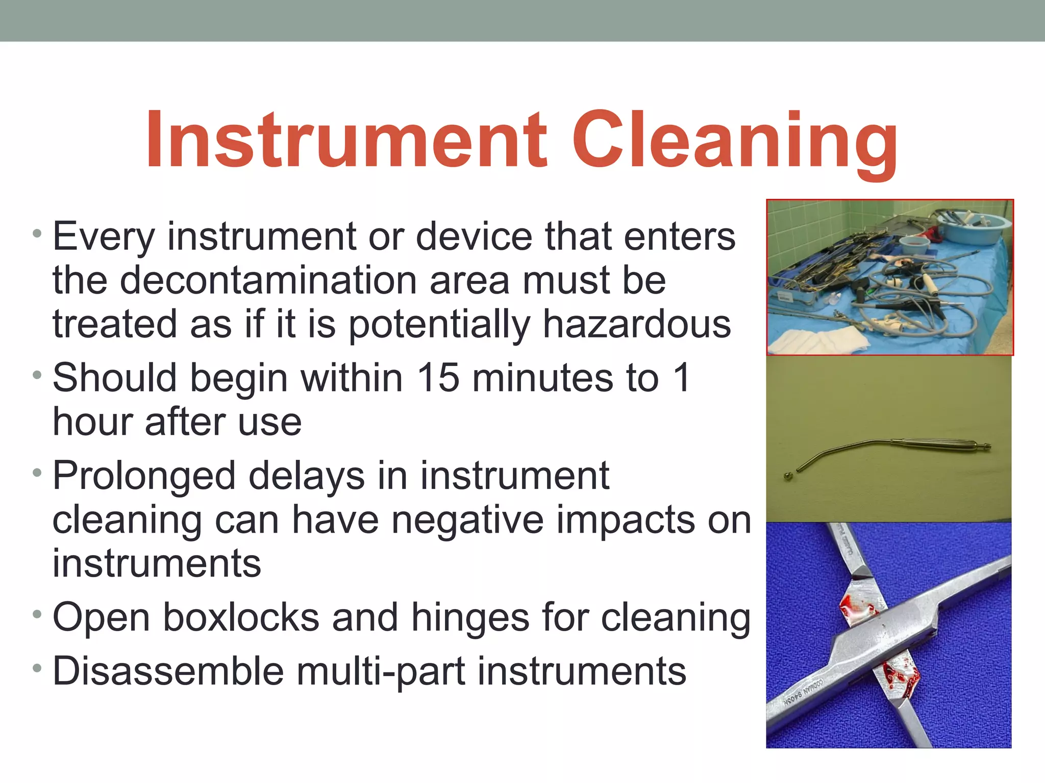 Chapter 9 cleaning and decontamination | PPT