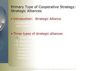 Chapter 9 cooperative strategy | PDF