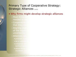 Chapter 9 cooperative strategy | PDF