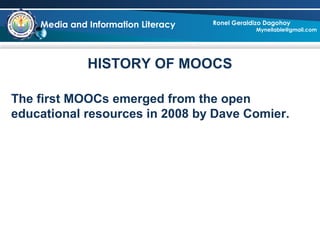 Massive Open Online Course (MOOC) | PPT