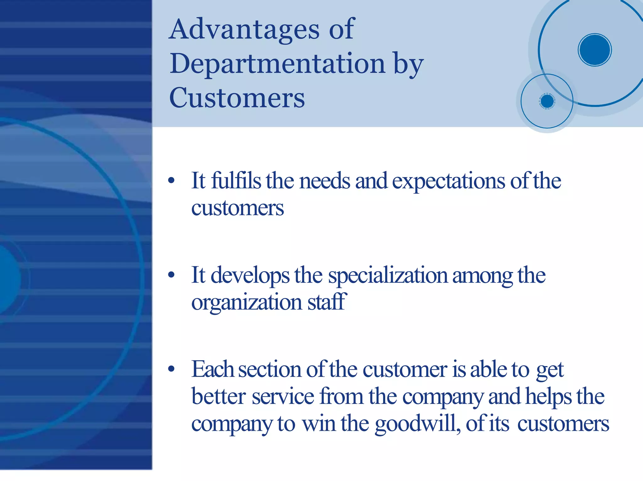 Departmentation in Management | PPTX