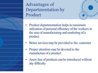 Departmentation in Management | PPTX