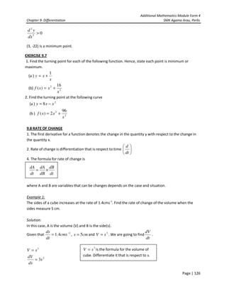 Chapter 9 differentiation | PDF