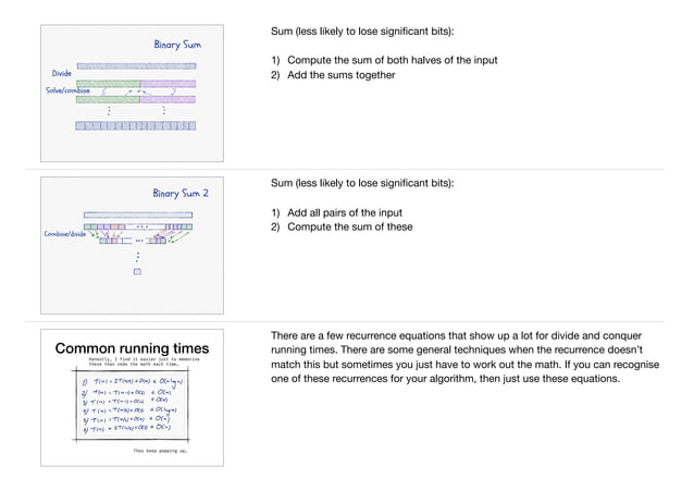 Chapter 9 divide and conquer handouts with notes | PDF