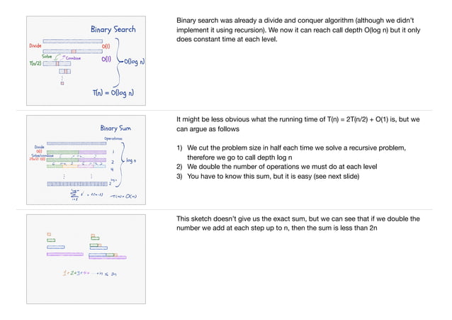 Chapter 9 divide and conquer handouts with notes | PDF