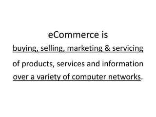 Chapter 9 e-commerce systems | PPTX