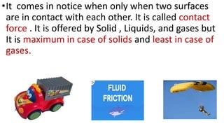 Class 8 friction chapter 9 full notes for teaching | PDF
