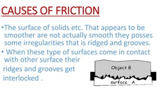 Class 8 friction chapter 9 full notes for teaching | PDF