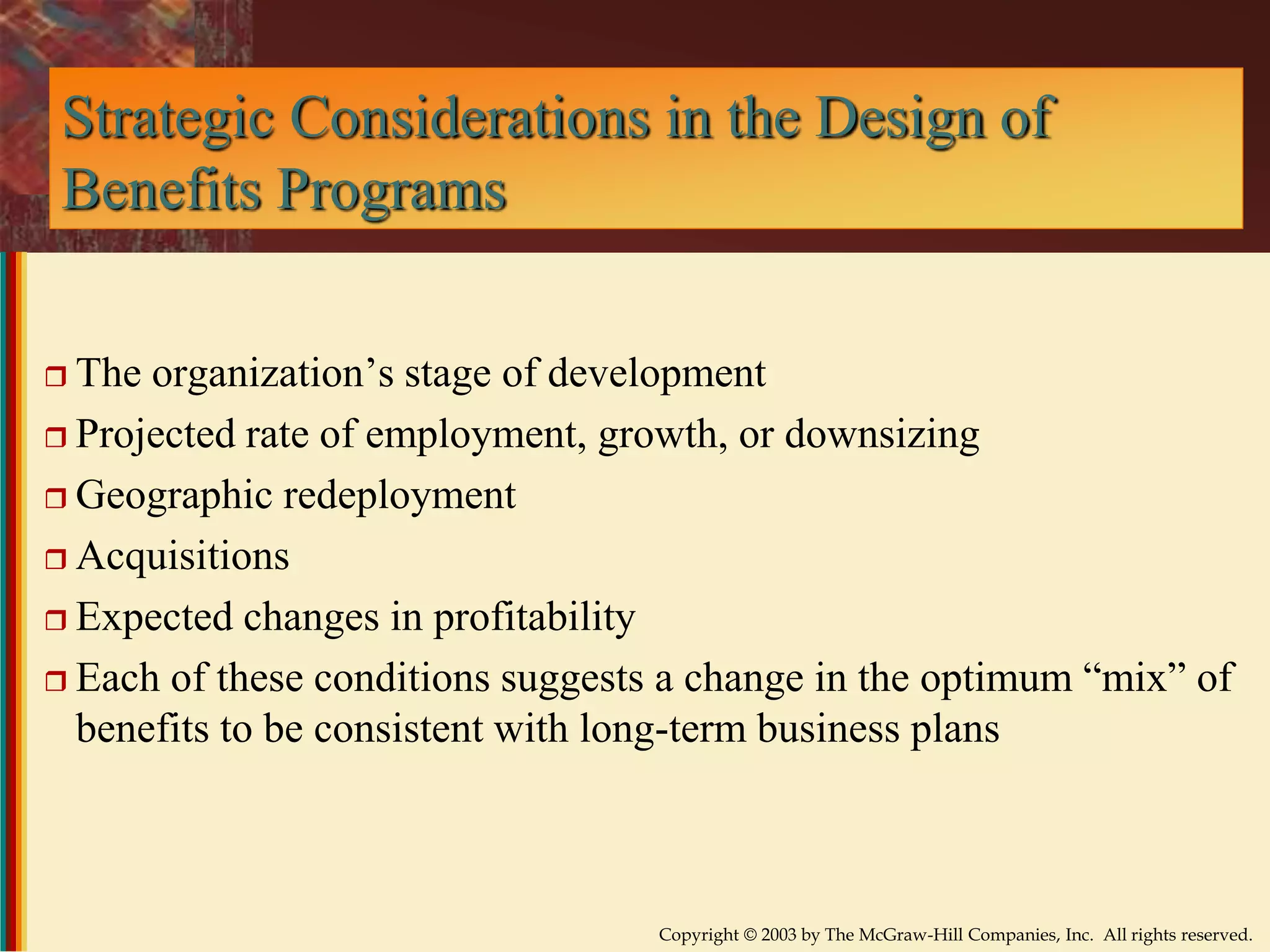 indirect compensation & employee benefit plans | PPT