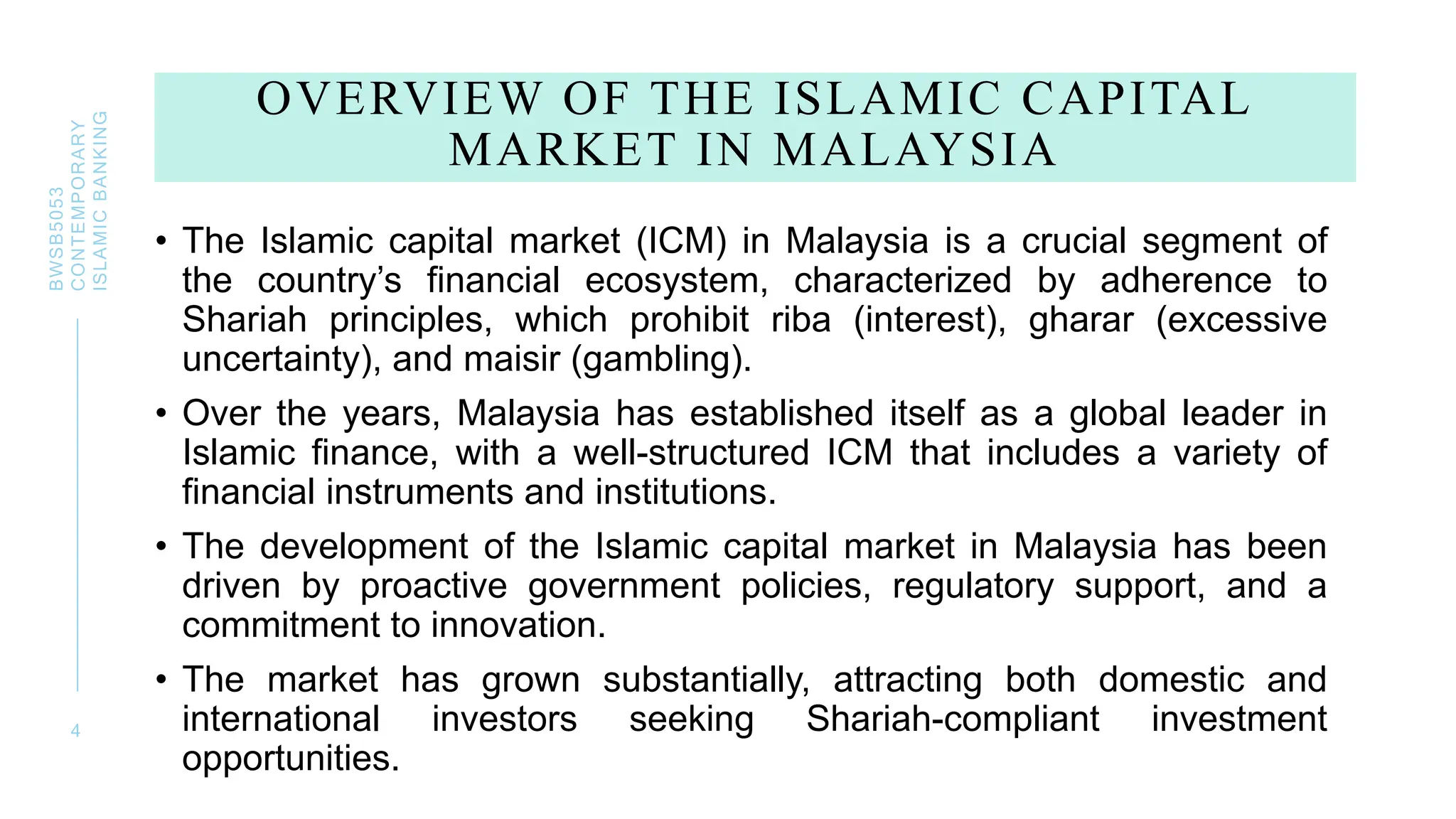 Chapter 9 - Islamic Capital Market in Malaysia | PPTX