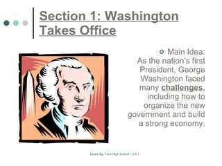 Chapter 9 Launching the New Government | PPT