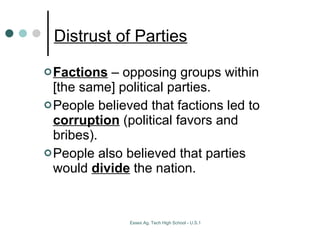 Chapter 9 Launching the New Government | PPT