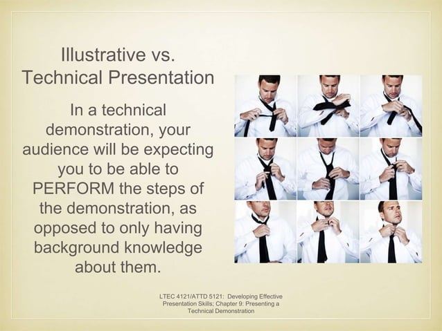 Chapter 9 - Presenting a Technical Demonstration | PPTX